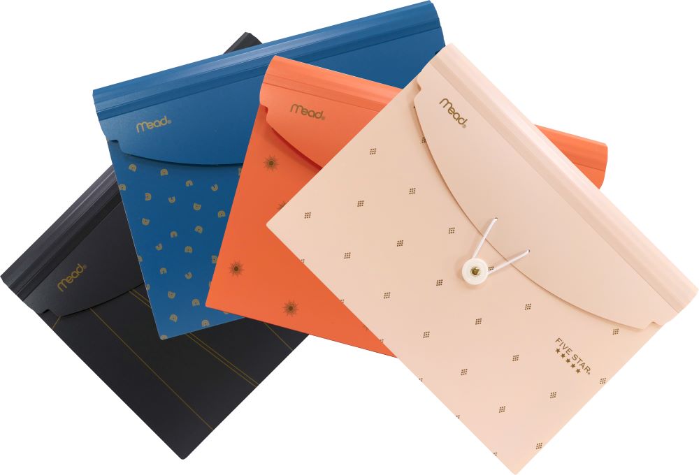 Five Star® Style 6-Pocket Expanding File , Asst. - ACCO Canada