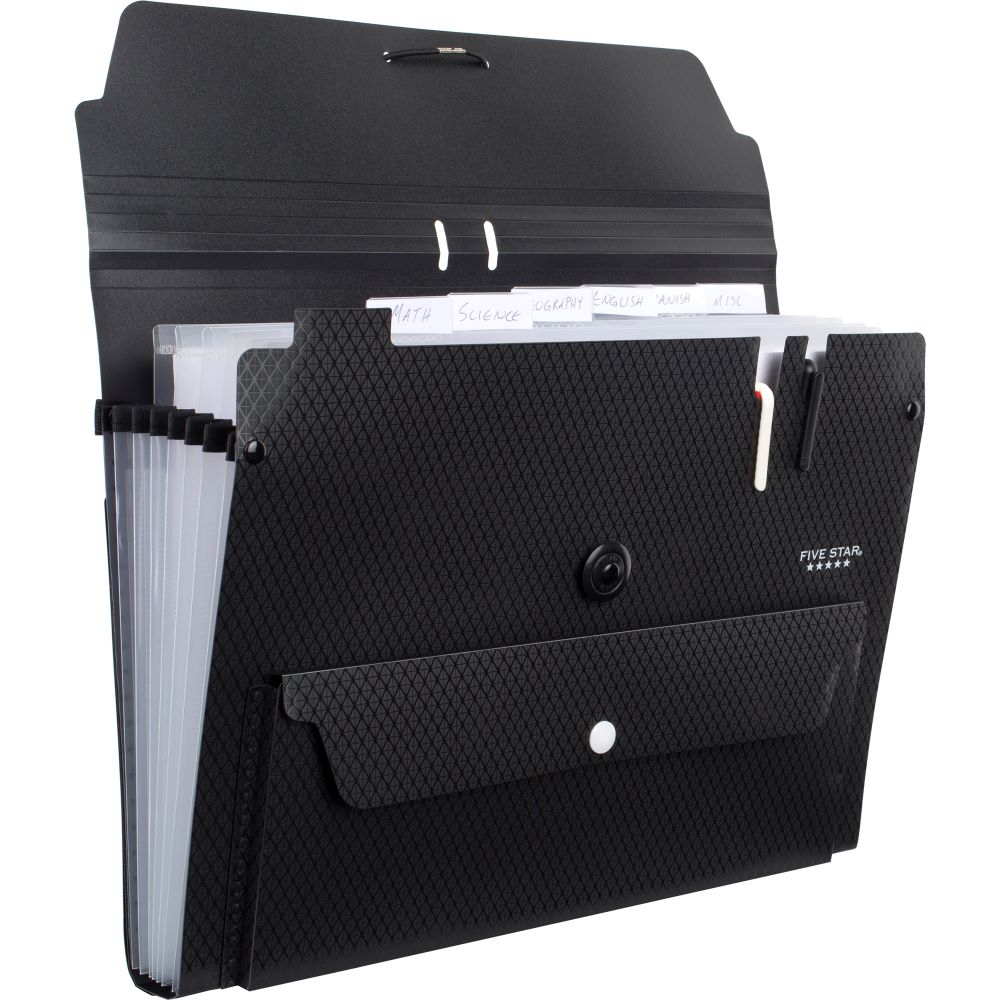Five Star® Expanding File + Additional Storage 7-Pocket, Asst - ACCO Canada