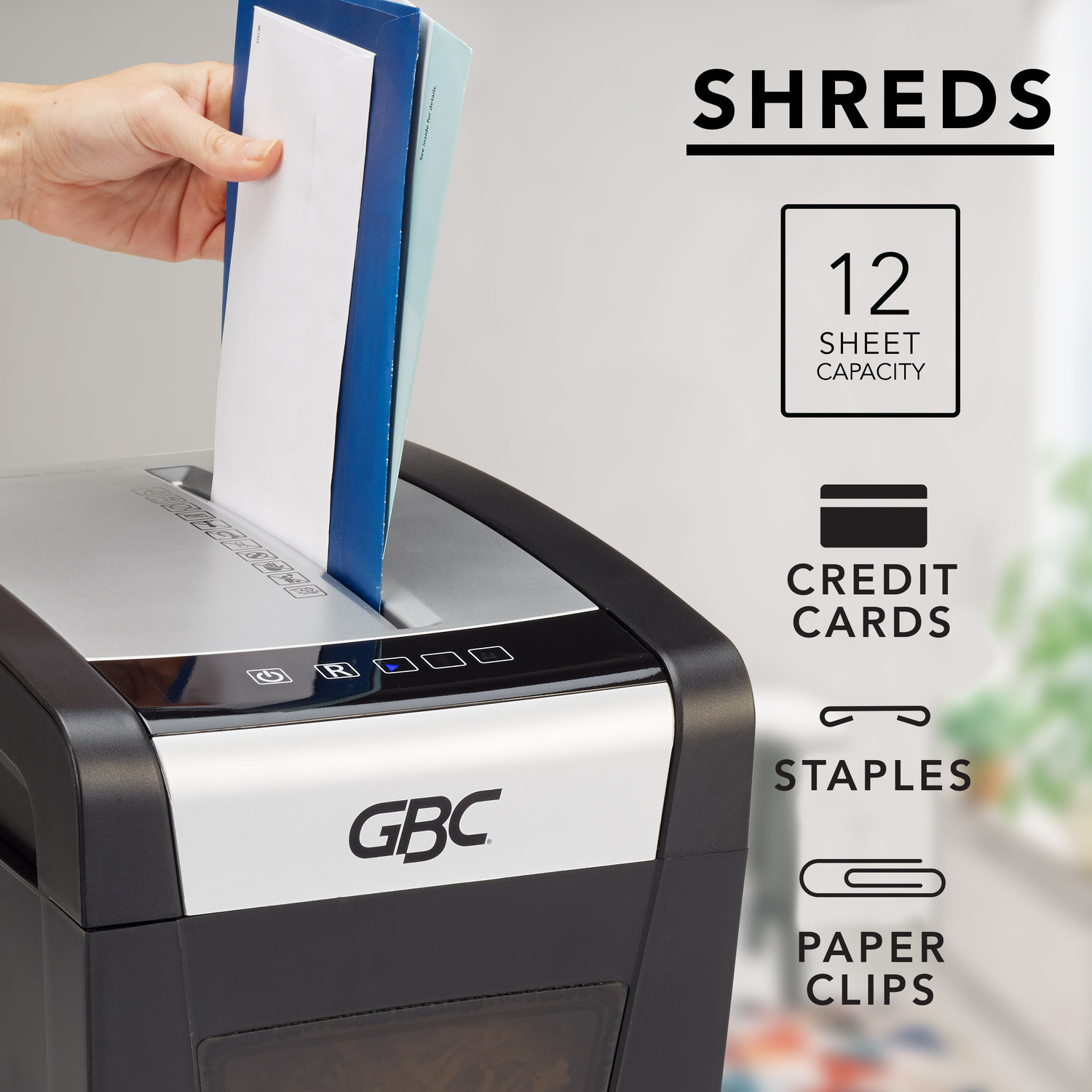Déchiqueteuse ShredMaster™ PSX12-06 Slim Line GBC® - ACCO Canada